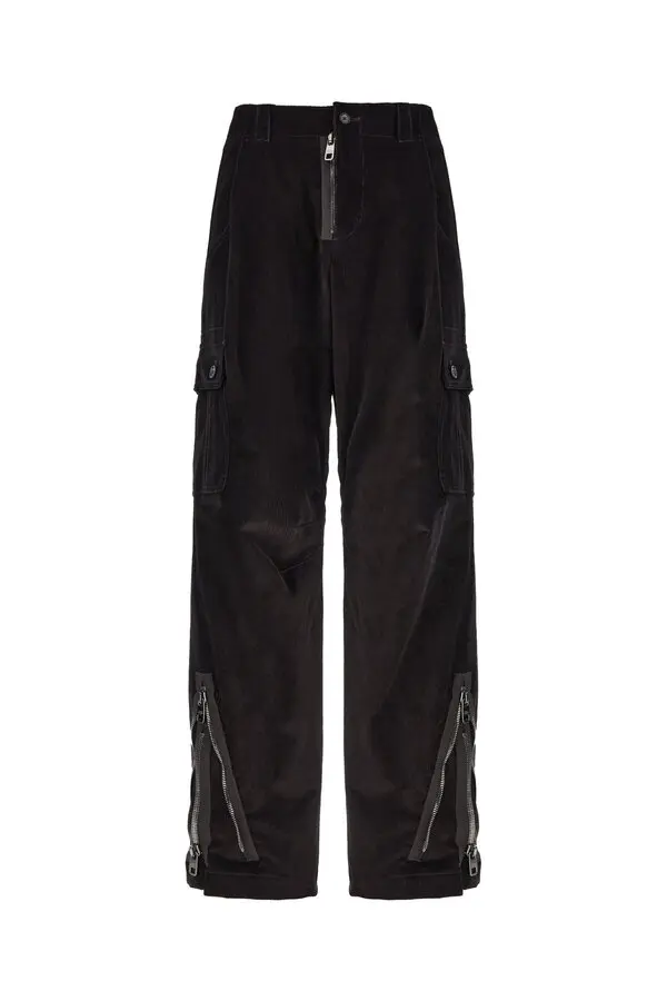 Dolce & Gabbana Corduroy Cargo Trousers - Multicolor