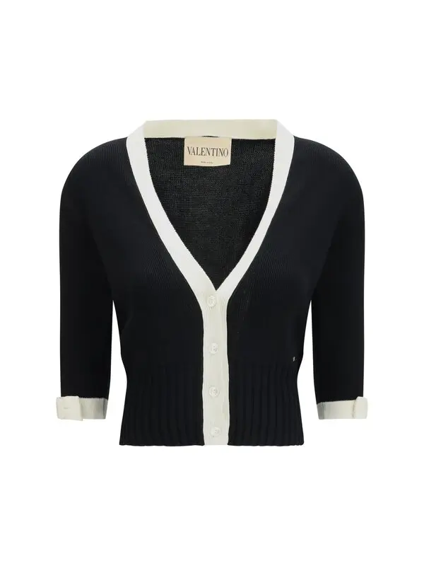 Valentino Garavani V-neck Cardigan - Black