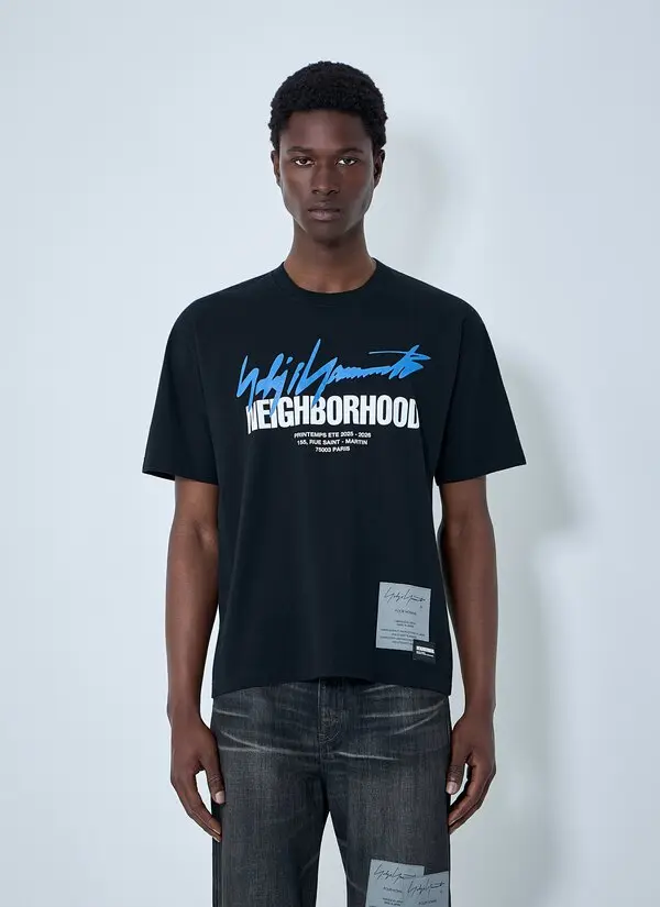 Yohji Yamamoto X Neighborhood Cotton T-shirt - Black
