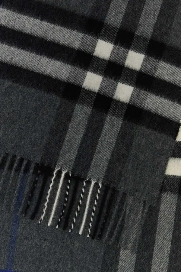 Burberry Embroidered Cashmere Scarf - Multicolor