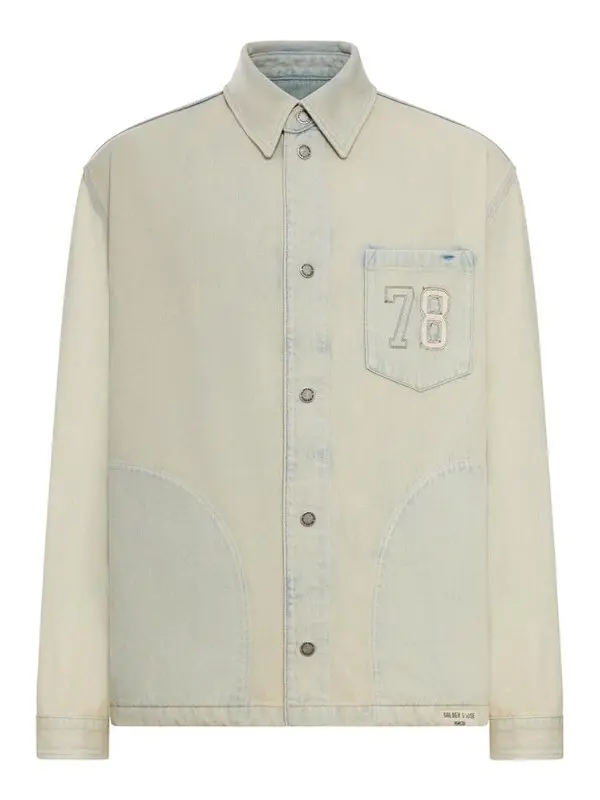GOLDEN GOOSE Denim Work Jacket - Multicolor