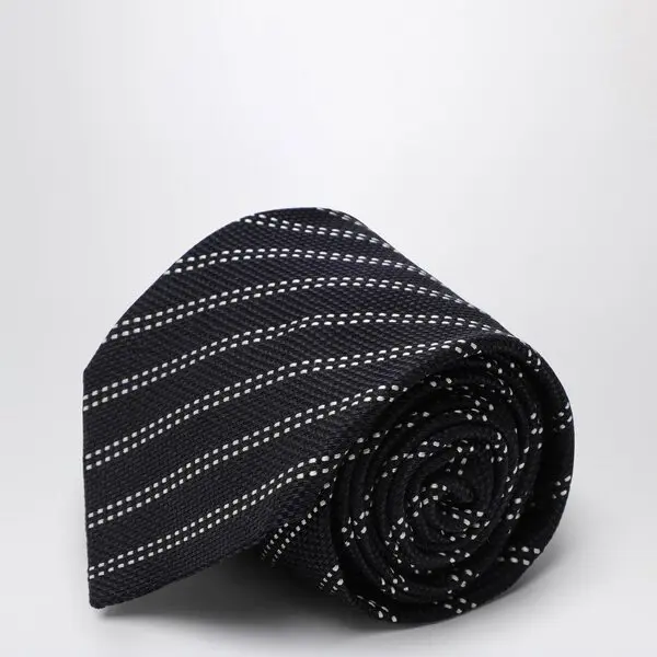 Destin White Silk Tie