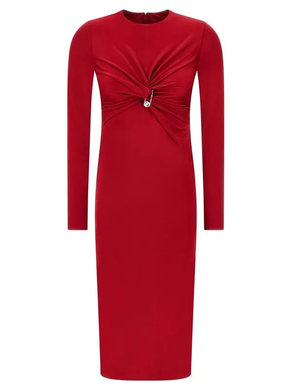 Versace Safety Pin' Dress - Red