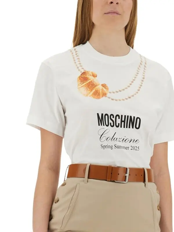 Moschino Breakfast T-shirt - White
