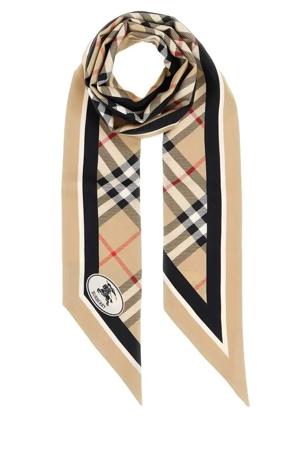 Burberry Embroidered Silk Foulard