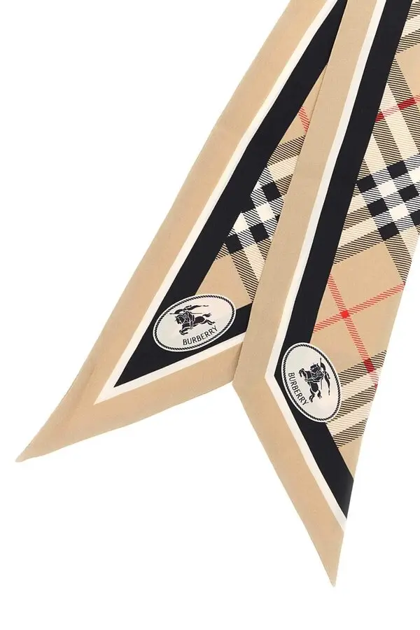 Burberry Embroidered Silk Foulard