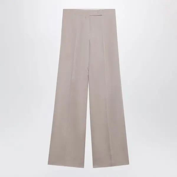 Max Mara Long Silk Trousers - Pink