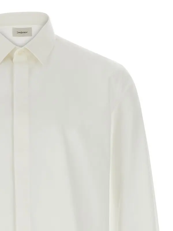 Saint Laurent Cotton Shirt - White
