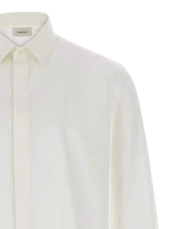 Saint Laurent Cotton Shirt - White