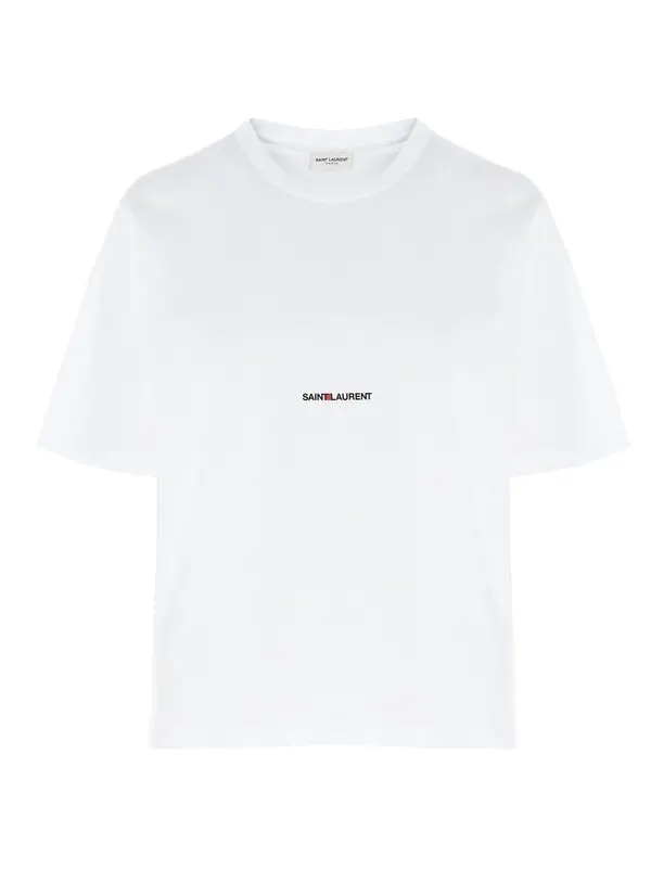 Saint Laurent Rive Gauche' T-shirt - White
