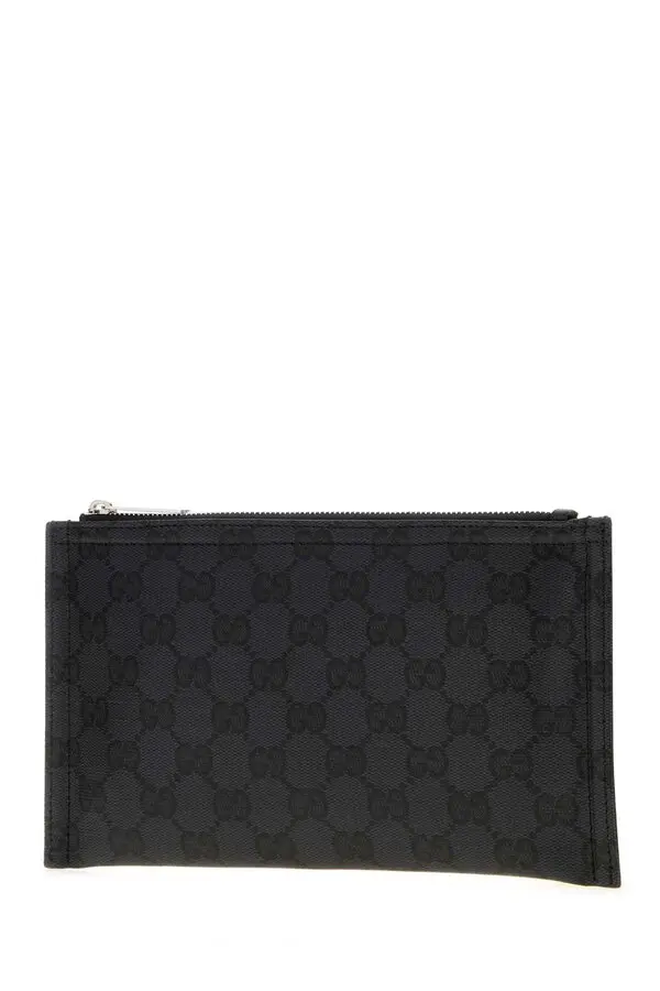 Gucci Gg Fabric Small Essence Classic Clutch