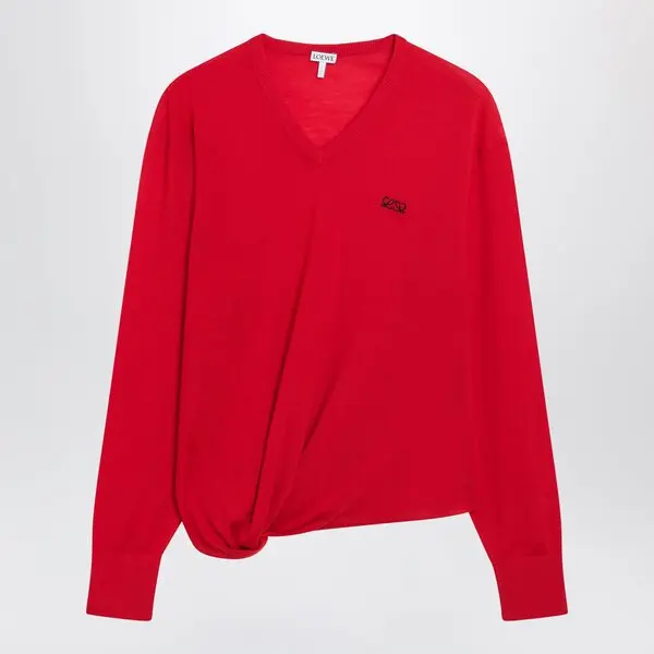 Loewe Merino Wool Draped Top