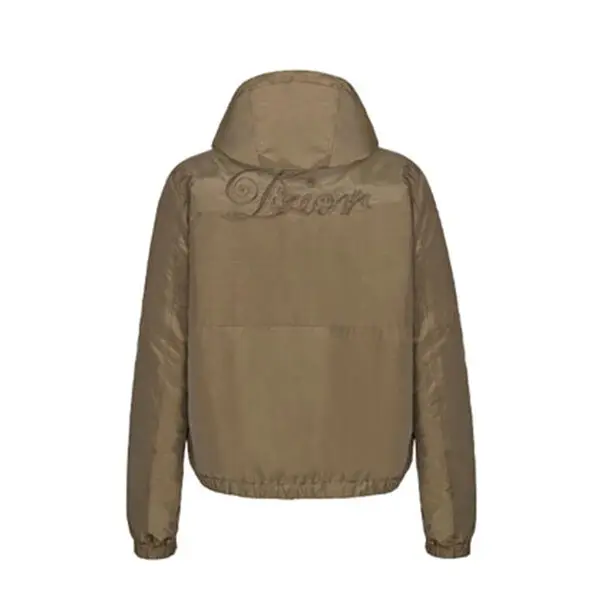 Dior X Kenny Scharf Embroidered Logo Hooded Jacket - Green
