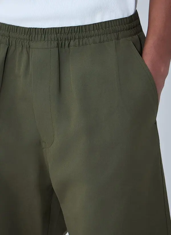 Prada Elastic Waist Cotton Shorts