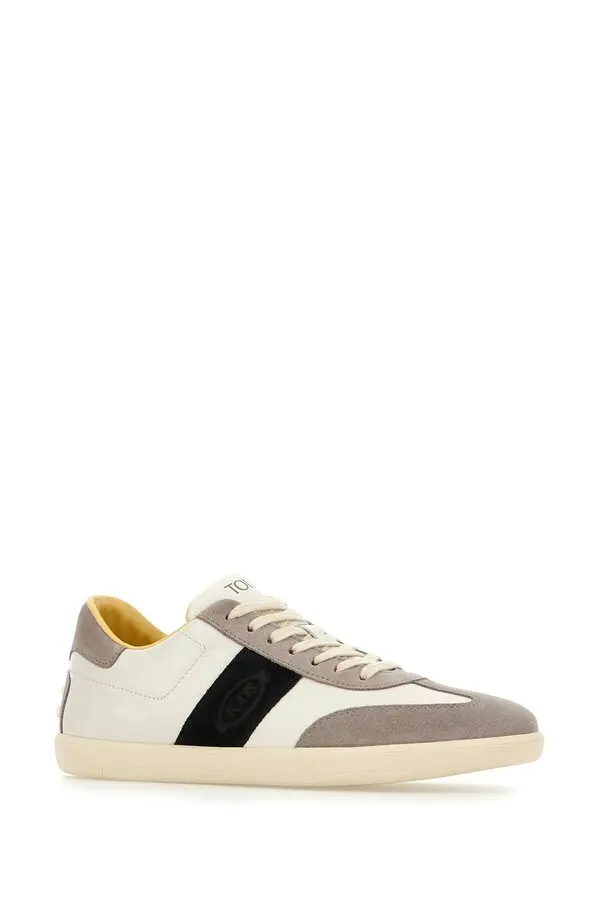 TOD'S Leather And Suede Sneakers - Multicolor