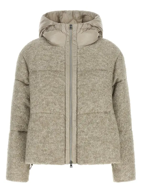 Herno Feather Padded Jacket - Cream