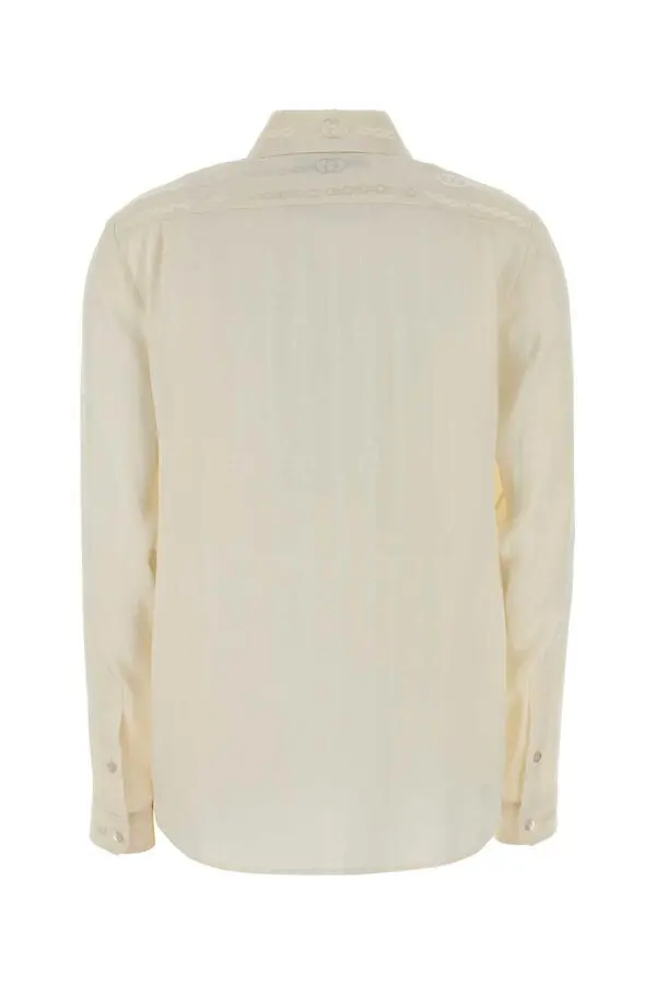 Gucci Ivory Crepe Shirt