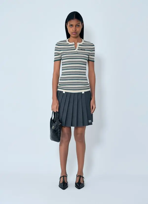 Miu Miu Stripes T-shirt