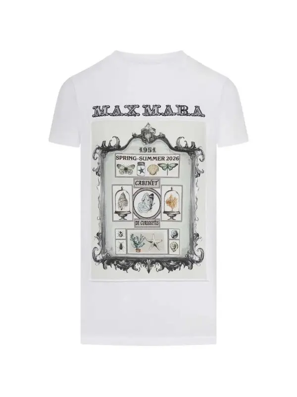 Max Mara Graphic T-shirt - White