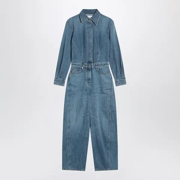 Givenchy Light Denim Jumpsuit - Blue