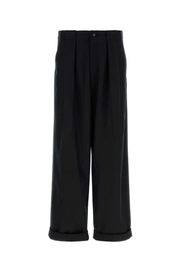 Dolce & Gabbana Wool Wide-leg Pant