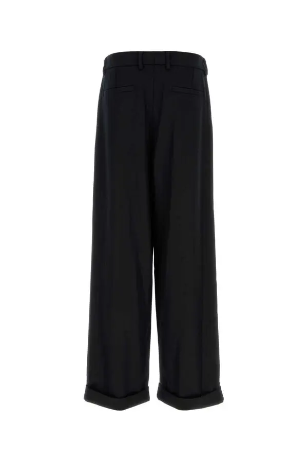 Dolce & Gabbana Wool Wide-leg Pant