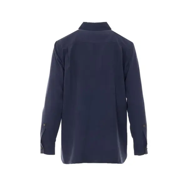 Max Mara Siamese Silk Shirt - Blue
