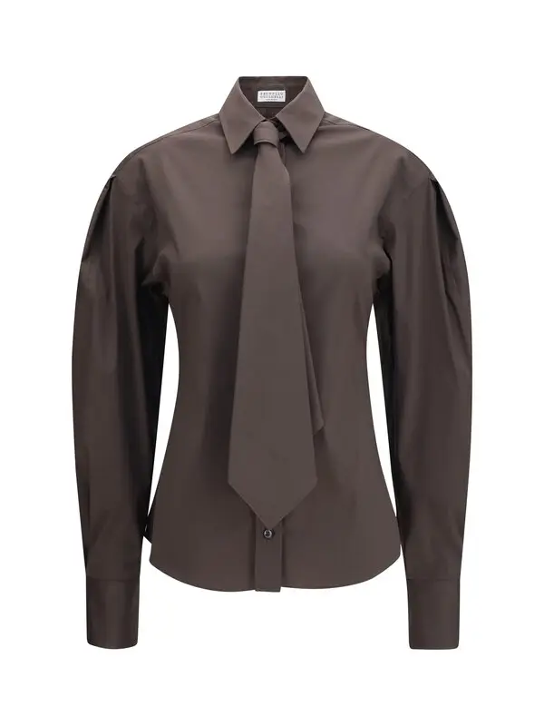 Brunello Cucinelli Stretch Cotton Shirt