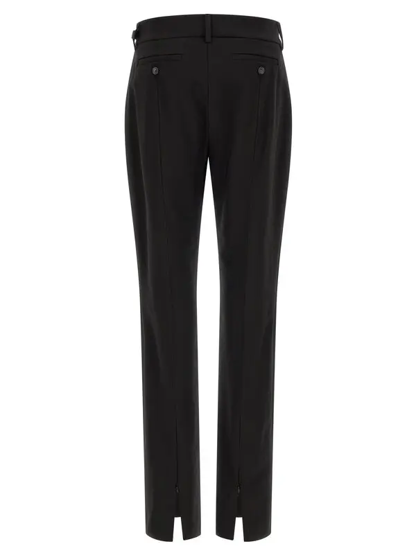 Sportmax Tailored Straight Leg Trousers - Black