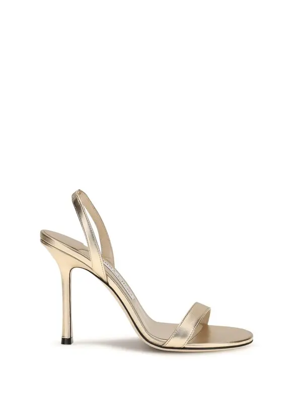 JIMMY CHOO Jenn Sandals - Gold