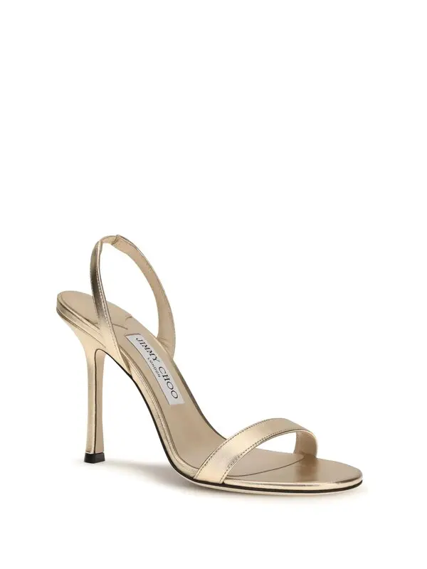 JIMMY CHOO Jenn Sandals - Gold