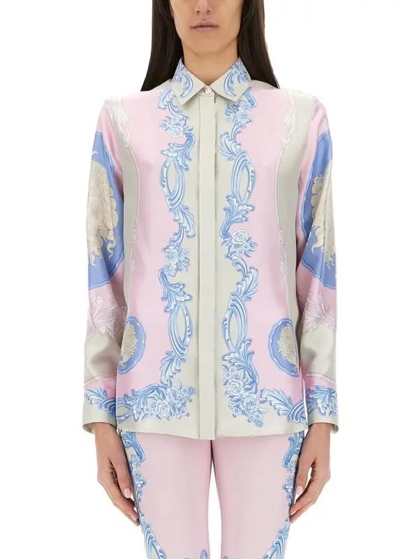 Versace Silk Shirt Cameo - Pink