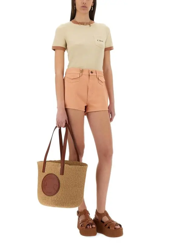 Chloé Cotton Shorts