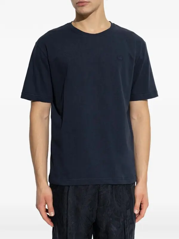 Etro Pegaso Embroidery Cotton T-shirt