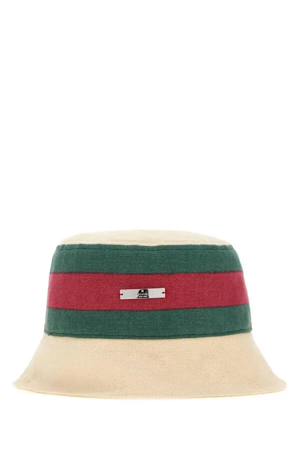 Gucci Sand Canvas Bucket Hat - Brown