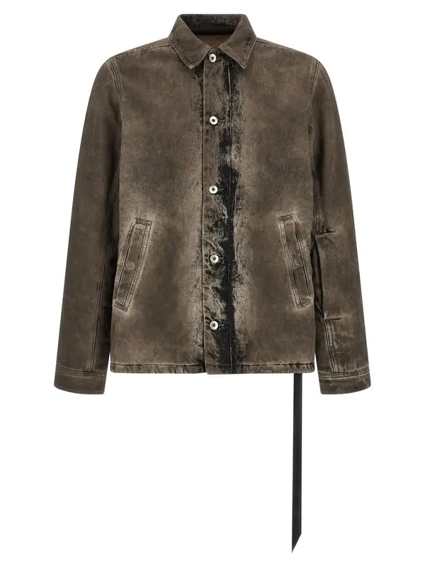 Rick Owens Brad Denim Jacket - Gray