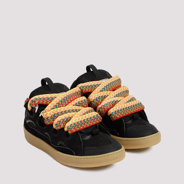 LANVIN Leather Curb Sneakers
