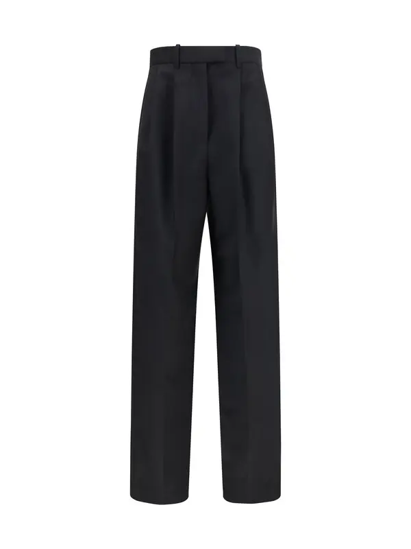 Givenchy Double-pleat Pants In Wool And Mohair