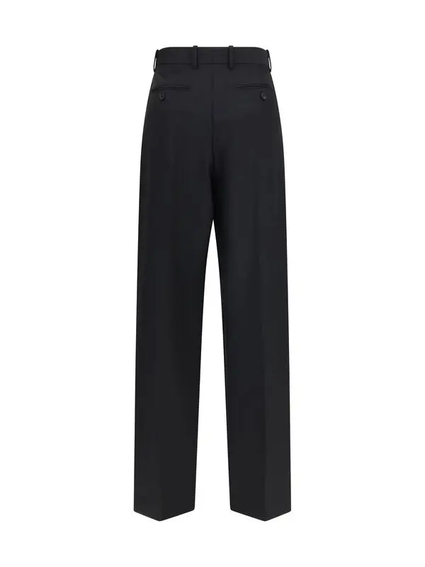 Givenchy Double-pleat Pants In Wool And Mohair