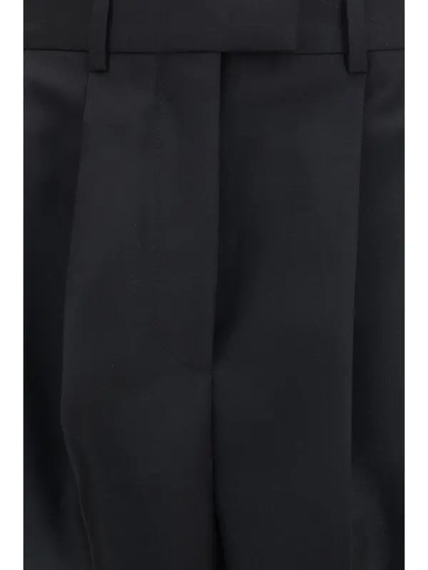Givenchy Double-pleat Pants In Wool And Mohair