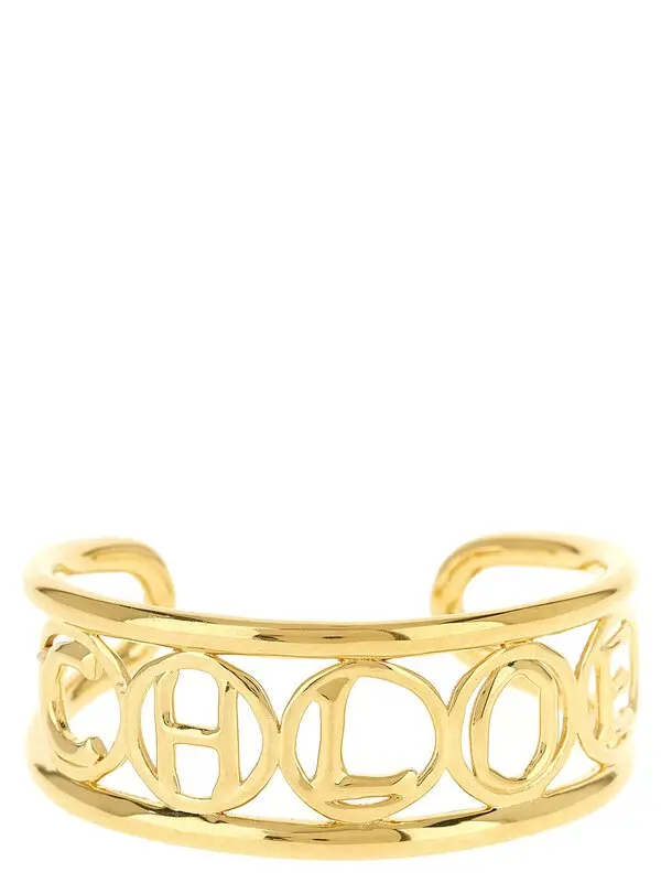 Chloé Script Bracelet - Gold