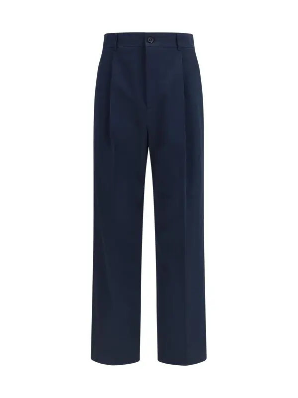 Valentino Garavani Straight Pants - Blue