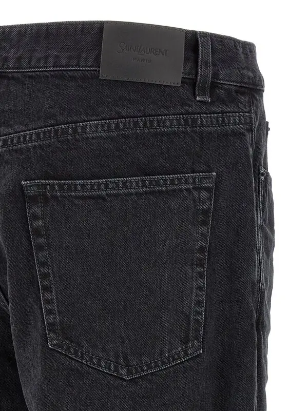 Saint Laurent Relax Tapered Jeans - Black