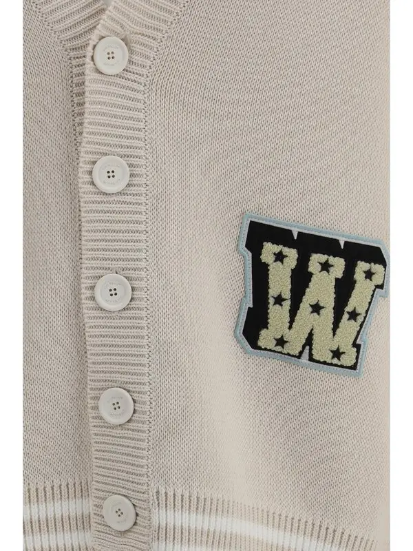 Off-White Star Logo Diagonal Varsity Cardigan