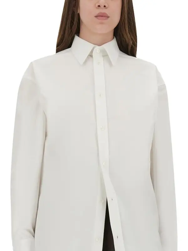 Saint Laurent Cassandre Cotton Poplin Shirt