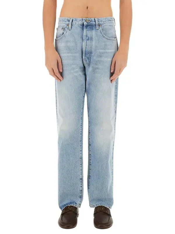 Valentino Garavani Denim Pants - Blue