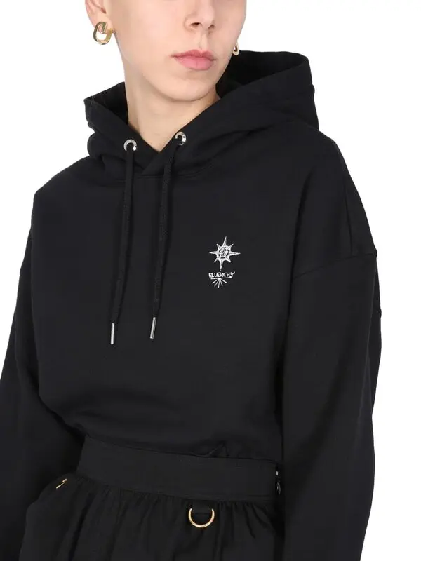 Givenchy Oversize Fit Sweatshirt - Black