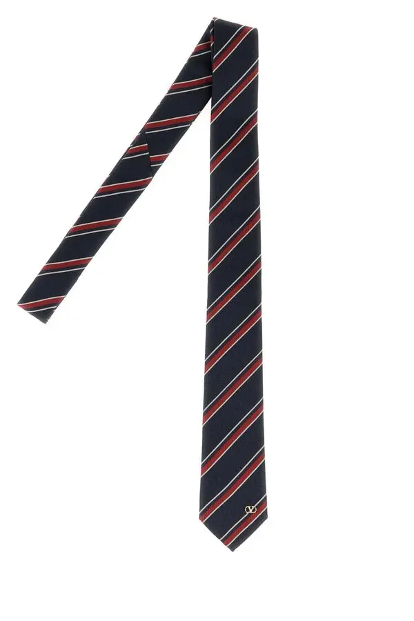 Valentino Garavani Embroidered Jacquard Tie - Multicolor