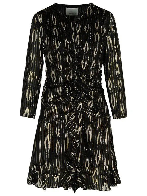 Isabel Marant Étoile Octavia' Silk Dress - Black