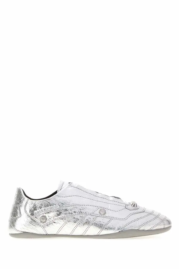 Balenciaga Leather City Sneakers - Orange